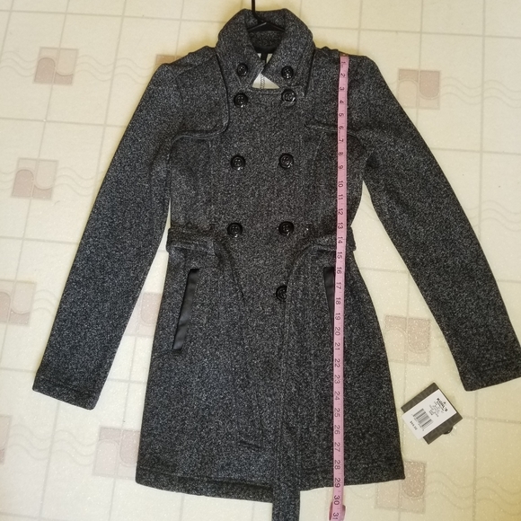 Iz Byer | Jackets & Coats | Iz Byer Dark Gray Coat | Poshmark